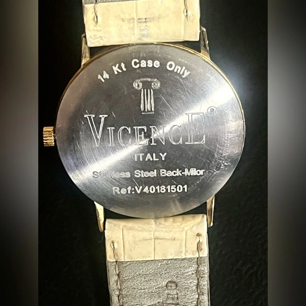 Vicence | Jewelry | Vintage 4k Gold Vicence Italy Ladies Watch | Poshmark
